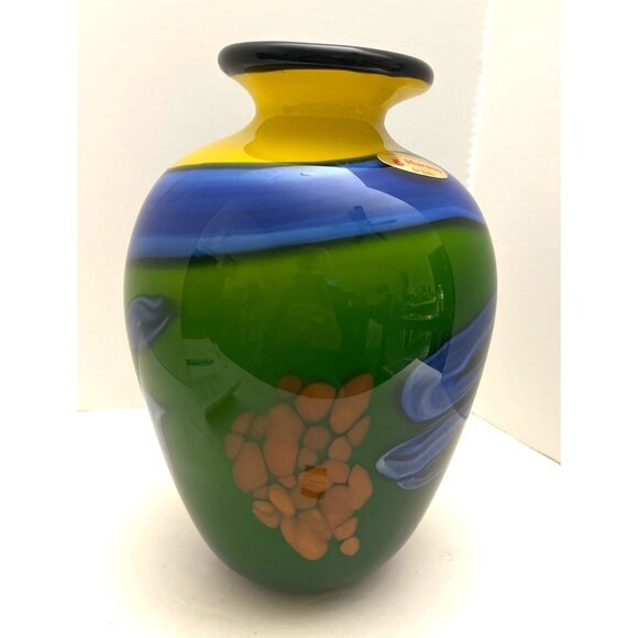 Murano | Accents | Murano Art Glass Blown Vase 0 Handmade Coa Murano ...